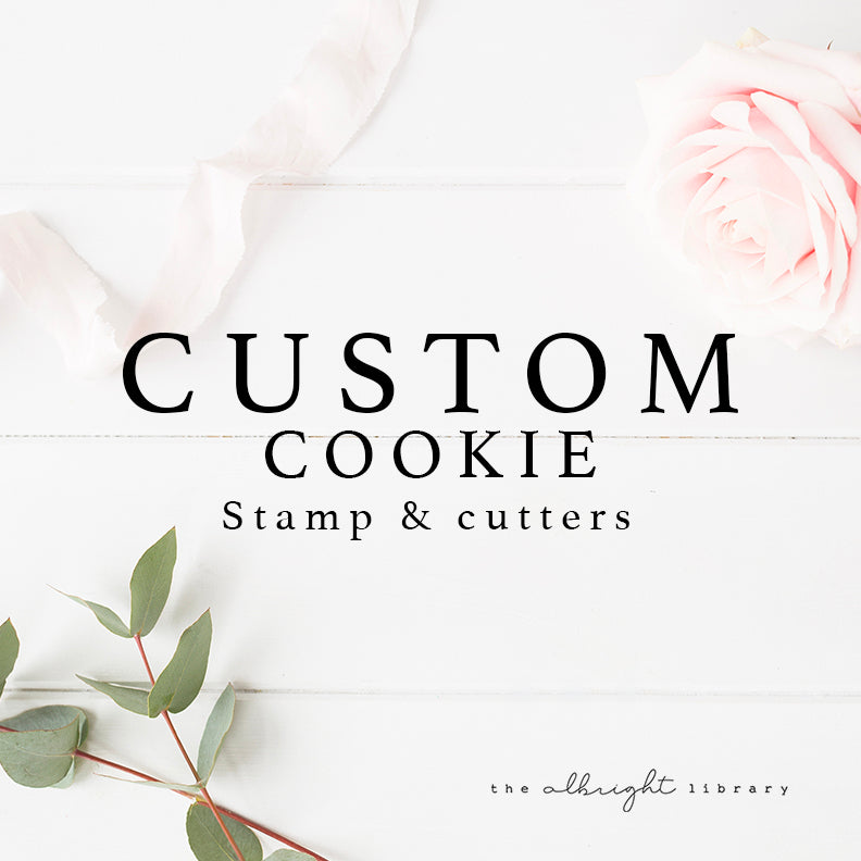 *Custom 3D Printed Cookie Cutters And Stamps